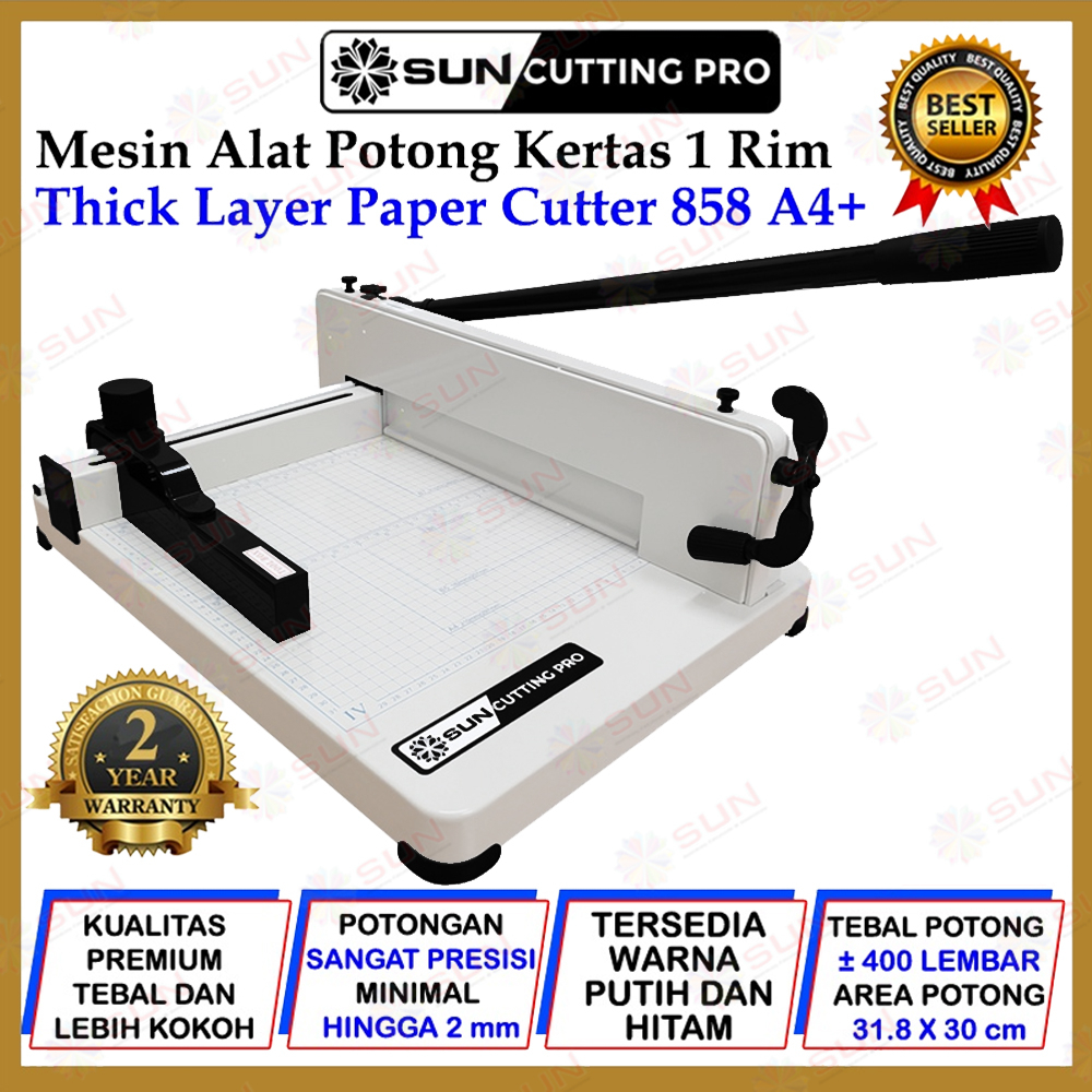 Jual Alat Pemotong Kertas 1 rim A4 - Mesin Thick Layer Paper Cutter A4 ...