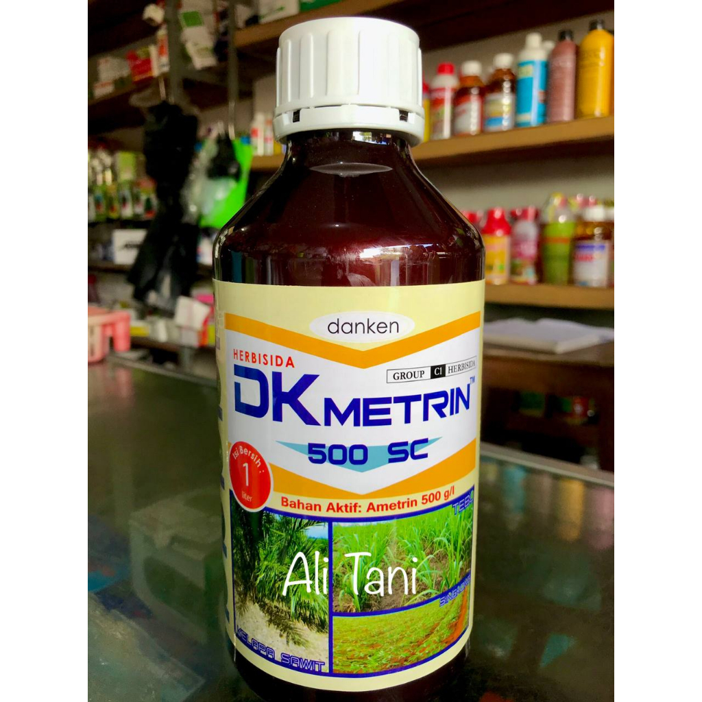 Jual DK METRIN 500SC Kemasan 1 Liter Herbisida Selektif/Racun Rumput ...