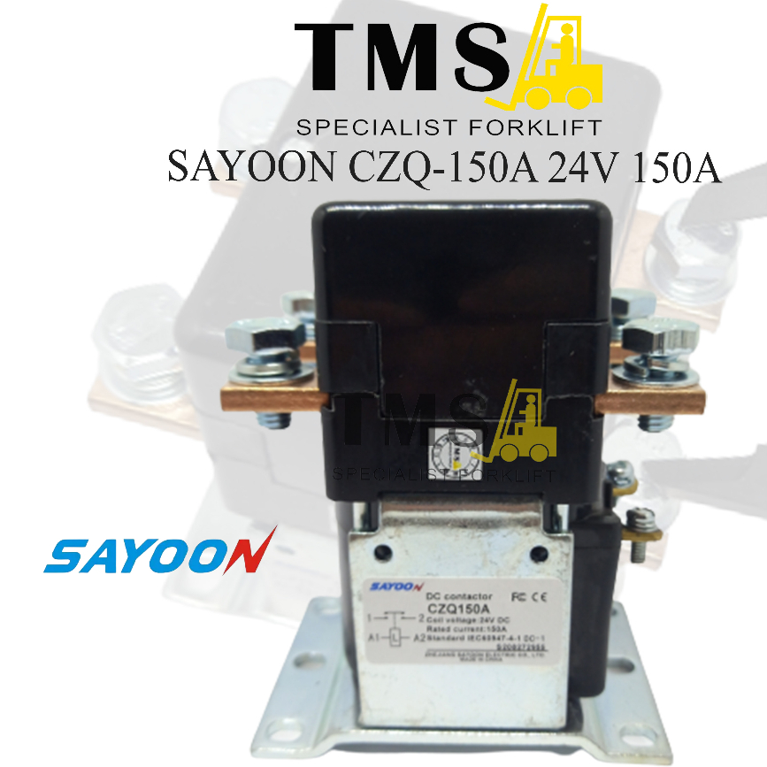 Jual DC Sayoon Contactor CZQ-150A 150A 24V Forklift Contactor | Shopee ...
