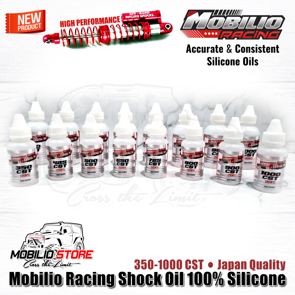 Jual Mobilio Racing Shock Oil RC 100% Silicone 350-1000 CST Japan ...