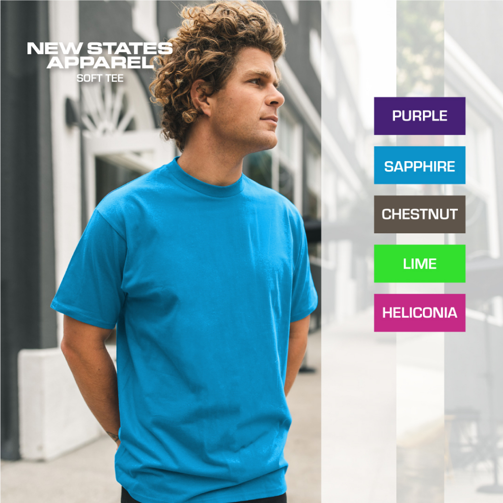 Jual Kaos Polos New States Apparel Soft Tee 3600 Cotton Combed 30s ...