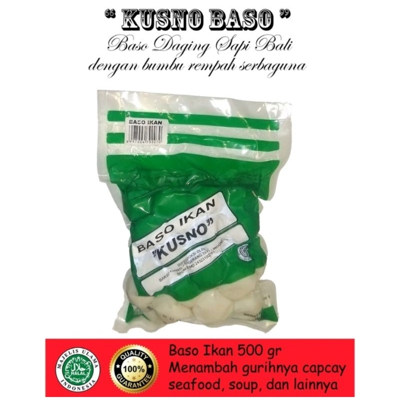 Jual BASO KUSNO Bakso Ikan atau Otak Otak Ikan 500 Gram | Shopee Indonesia