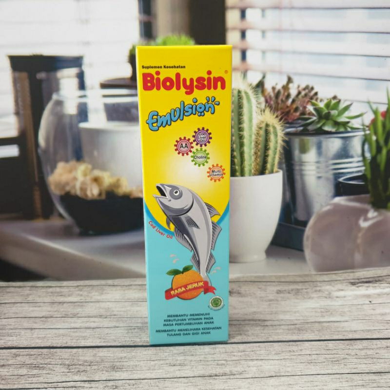 Jual Biolysin Emulsion 250ml - Cod Luver Oil + multivitamin | Shopee ...