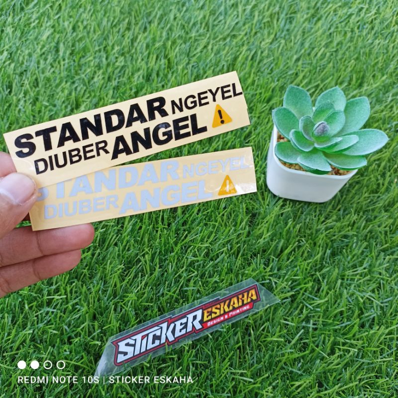 Jual Stiker Standar Ngeyel Diuber Angel Cutting Sticker | Shopee Indonesia