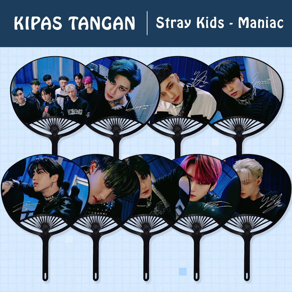 Jual Kipas Tangan Stray Kids - Maniac Ver // Kipas Kerang ...