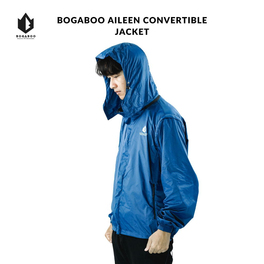 Jual BOGABOO JACKET AILEEN CONVERTIBLE FOLDABLE - Jaket Waterproof Pria ...