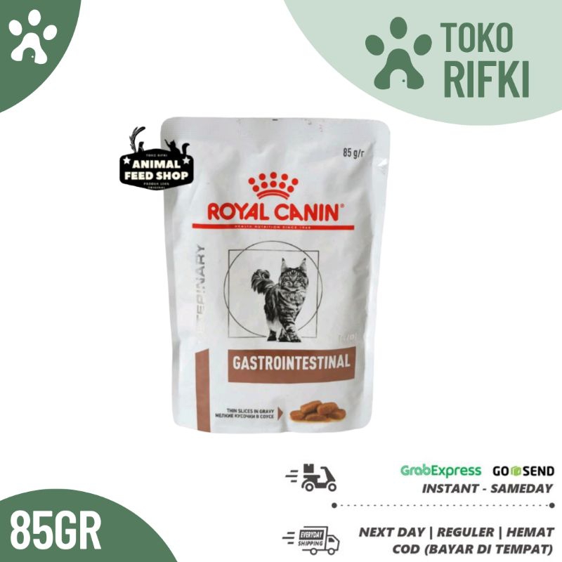 Jual ROYAL CANIN GASTROINTESTINAL POUCH-RC GASTRO INTESTINAL 85g SACHET ...
