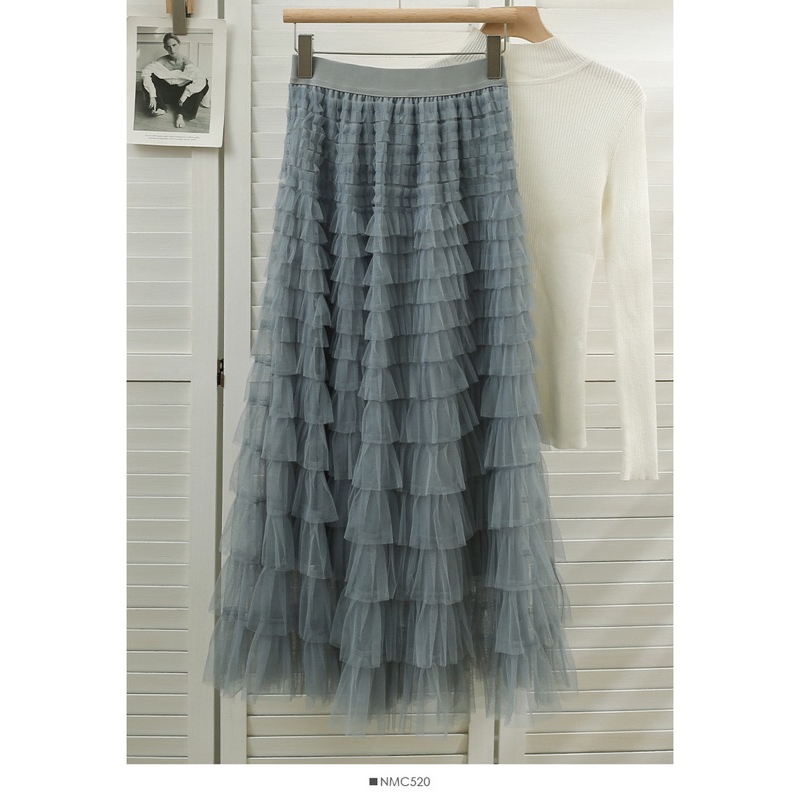 Jual ROK TULE MIDI TULLE SKIRT WANITA PANJANG MX632 | Shopee Indonesia