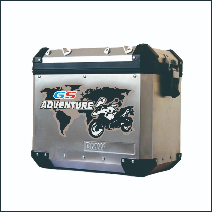 Jual Sticker side box pannier/Sticker top box pannier/stiker touring ...