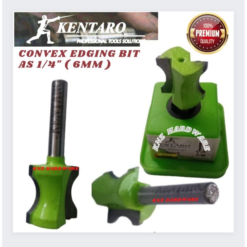 Jual Mata Profil Router Trimer Convex Edging Bit 1/4" KENTARO | Shopee ...