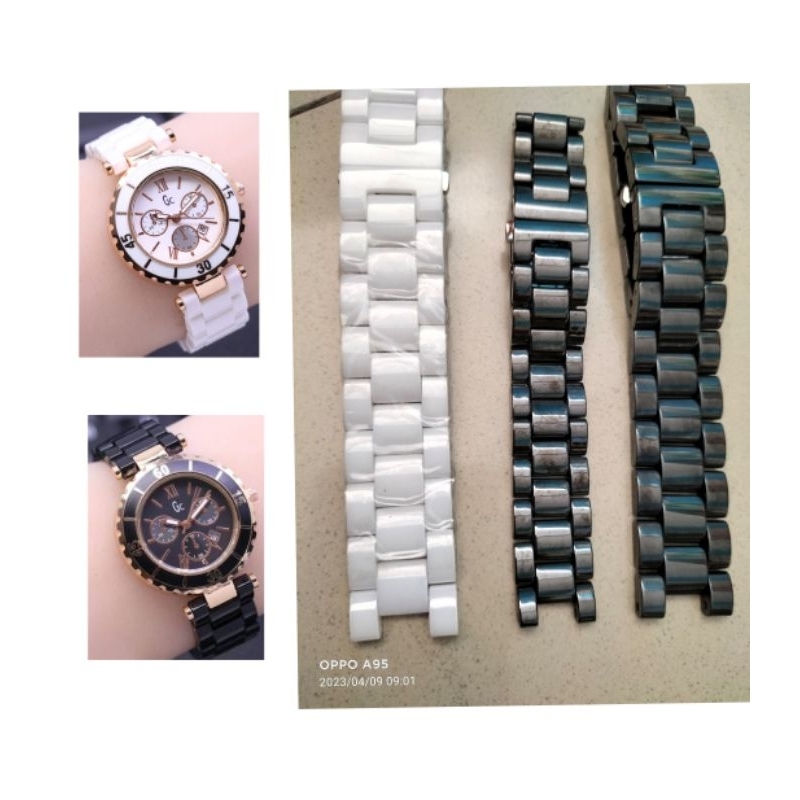 Jual Rantai Keramik Jam GC Guess Collection Original Ukuran 16mm dan ...
