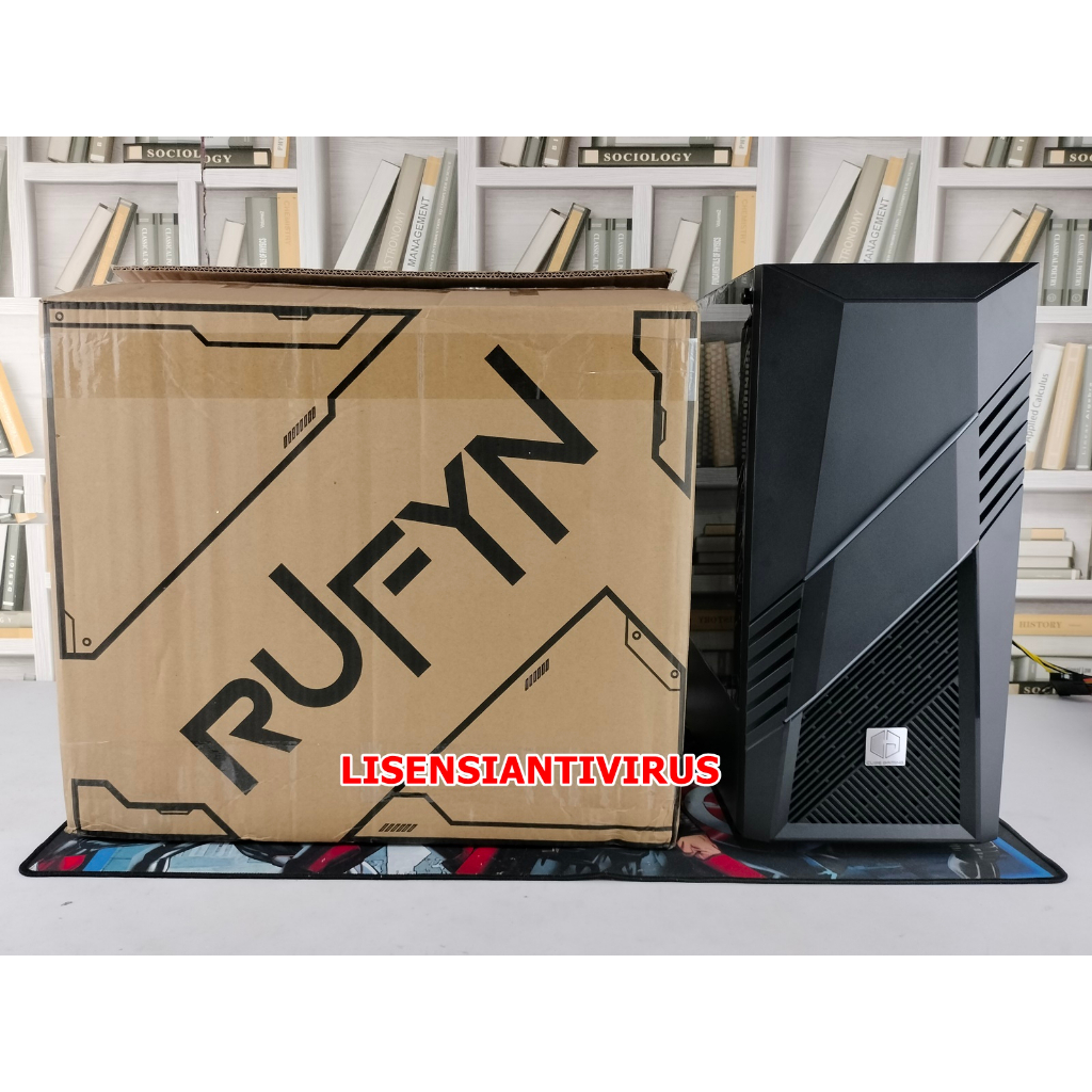 Jual Casing Gaming CubeGaming CUBE GAMING RUFYN BLACK ATX MATX TEMPER ...