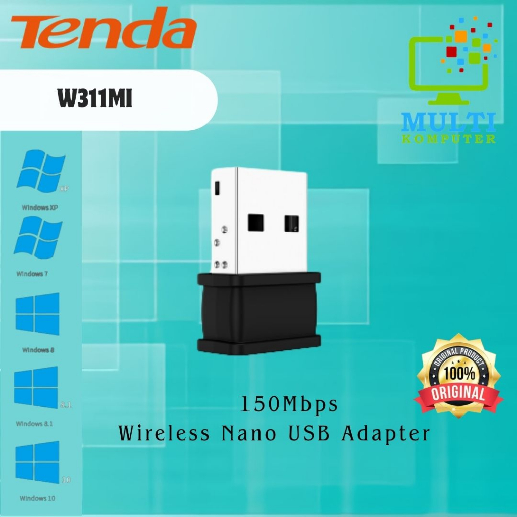 Jual USB WIFI Tenda W311MI WiFi Adapter Wireless Network | Shopee Indonesia
