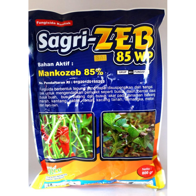 Jual SAGRI ZEB 85 WP BIRU 800 Gr FUNGISIDA SAGRIZEB | Shopee Indonesia