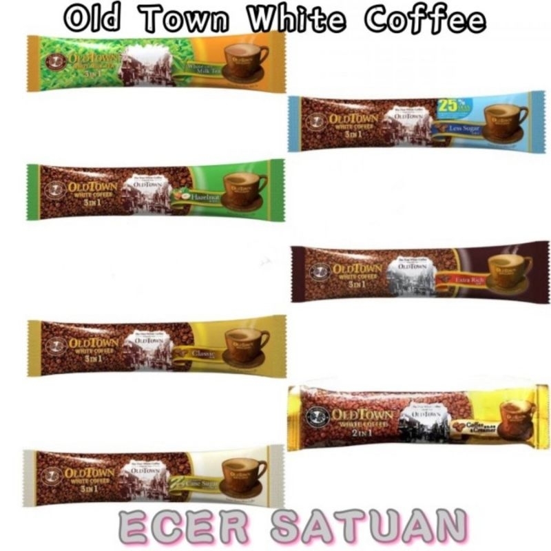 Jual Kopi OldTown White Coffee 3in1 Malaysia Kopi Stik Sachet (Eceran) | Shopee Indonesia