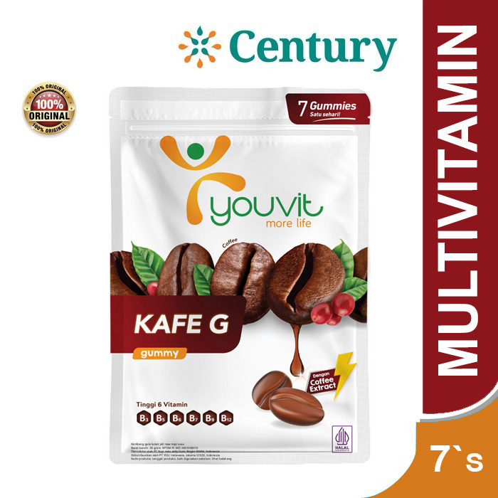 Jual YOUVIT KAFE G GUMMY 7 GUMMIES / MULTIVIITAMIN | Shopee Indonesia