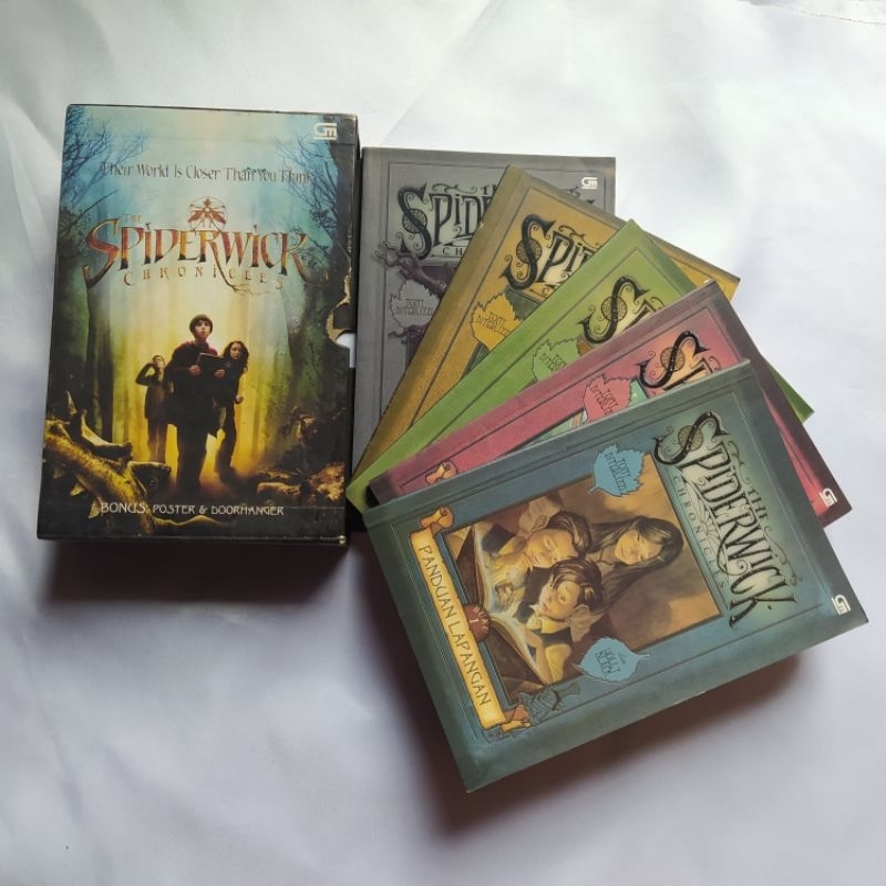 Jual BOXSET Novel The Spiderwick Chronicles - Tony Diterlizzi & Holly ...