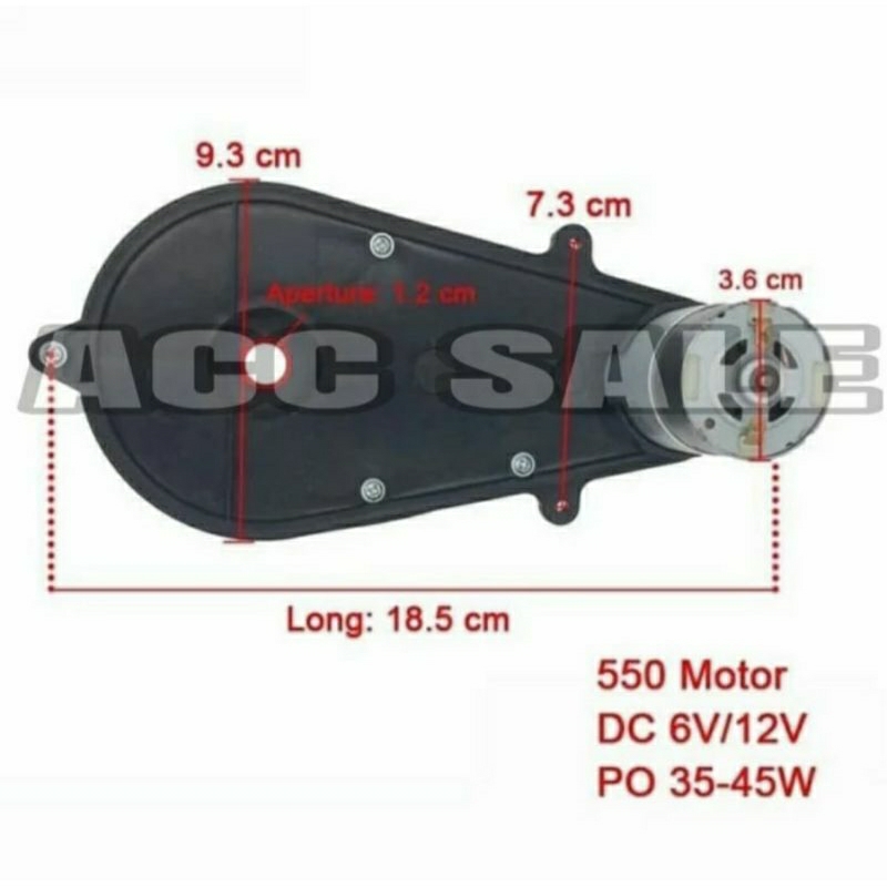 Jual GEARBOX MOBIL AKI ANAK - ANAK 12v - 12v 23000rpm | Shopee Indonesia