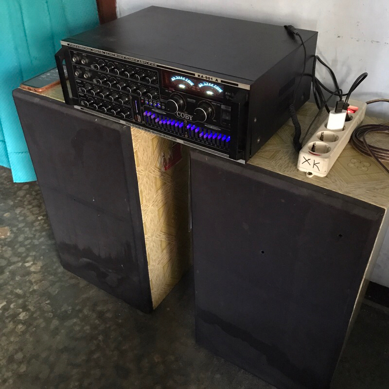Jual sepasang spiker pasif 3-way passive speaker (spiker saja, tanpa ...