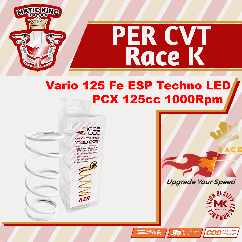 Jual Per CVT Puli Pully Racing KZR KZL Vario 125 Techno Beat Scoopy Fi ...