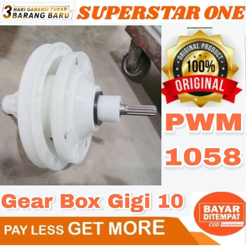 Jual Gearbox Mesin Cuci Polytron Pwm1058 gear box Pwm-1058 original ...