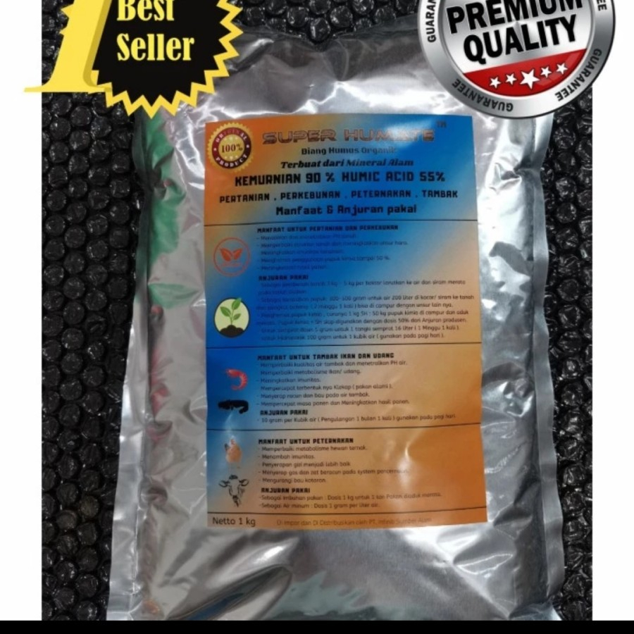 Jual Asam Humat 1KG / Humic Acid / Sodium Humate/ Pertanian/ Peternakan | Shopee Indonesia