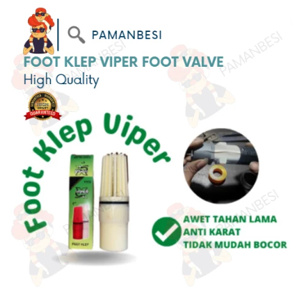 Jual Foot Klep Viper PVC Jumbo 1 inci - Foot Valve BEST Jumbo 1 Tusen ...