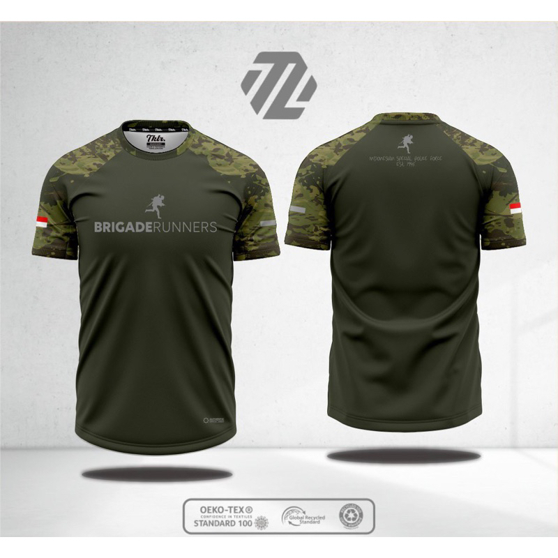 Jual KURTAG - KAOS BRIGADE RUNNERS GREEN PREMIUM!! | Shopee Indonesia