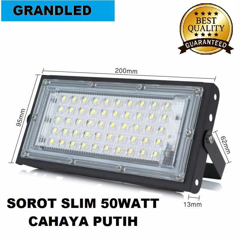 Jual Lampu Led Sorot Tembak 220v Lampu Tembak Led Watt Slim Led