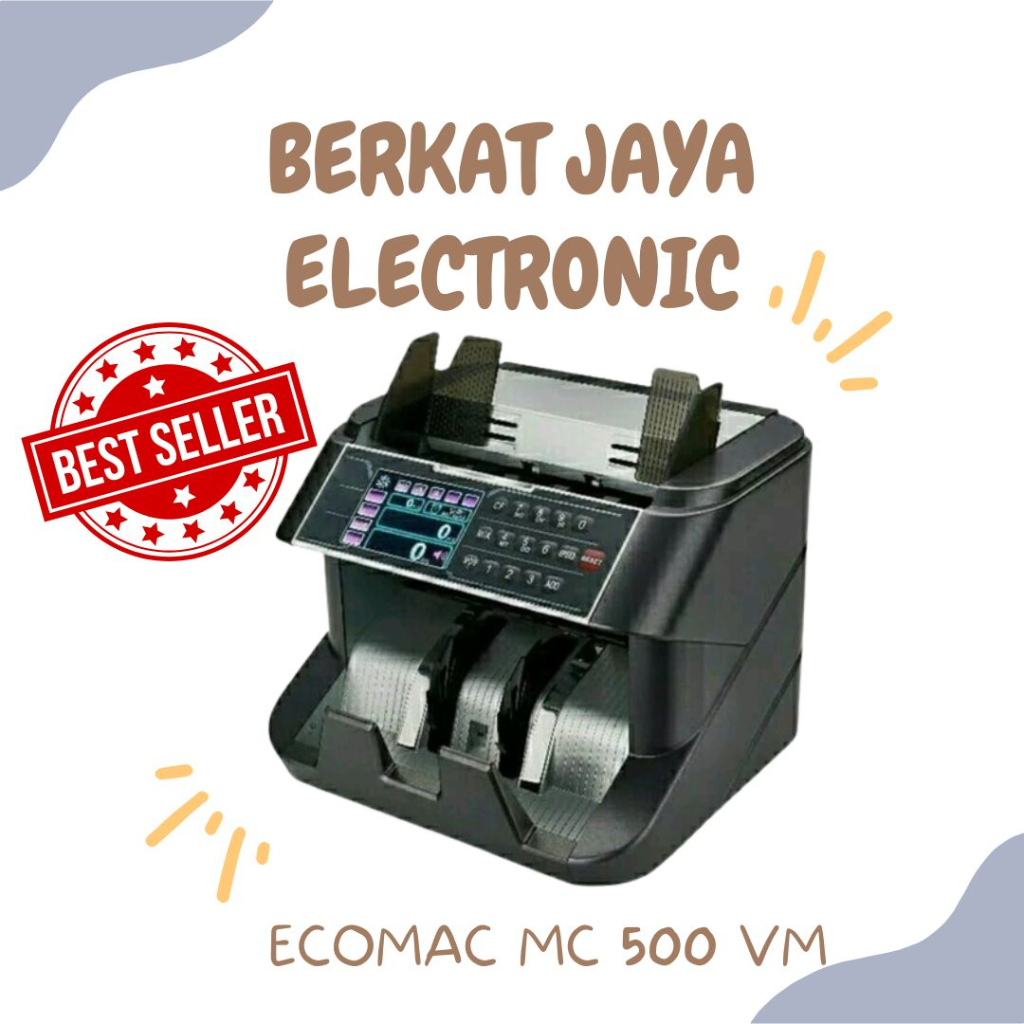 Jual Mesin Hitung Uang Ecomac MC 500VM | Shopee Indonesia