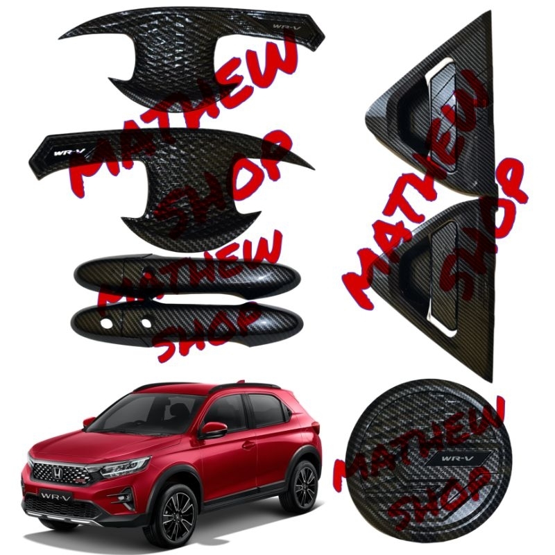 Jual Outer Handle Cover Tank Cover WRv Wr-v 2022 2023 2024 2025 Carbon ...