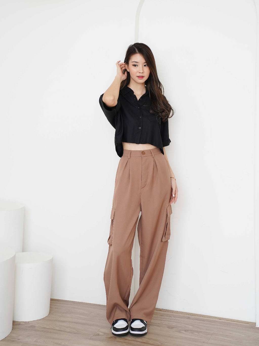 Jual LEENBENKA Vania Long Cargo Pants #7518 | Shopee Indonesia