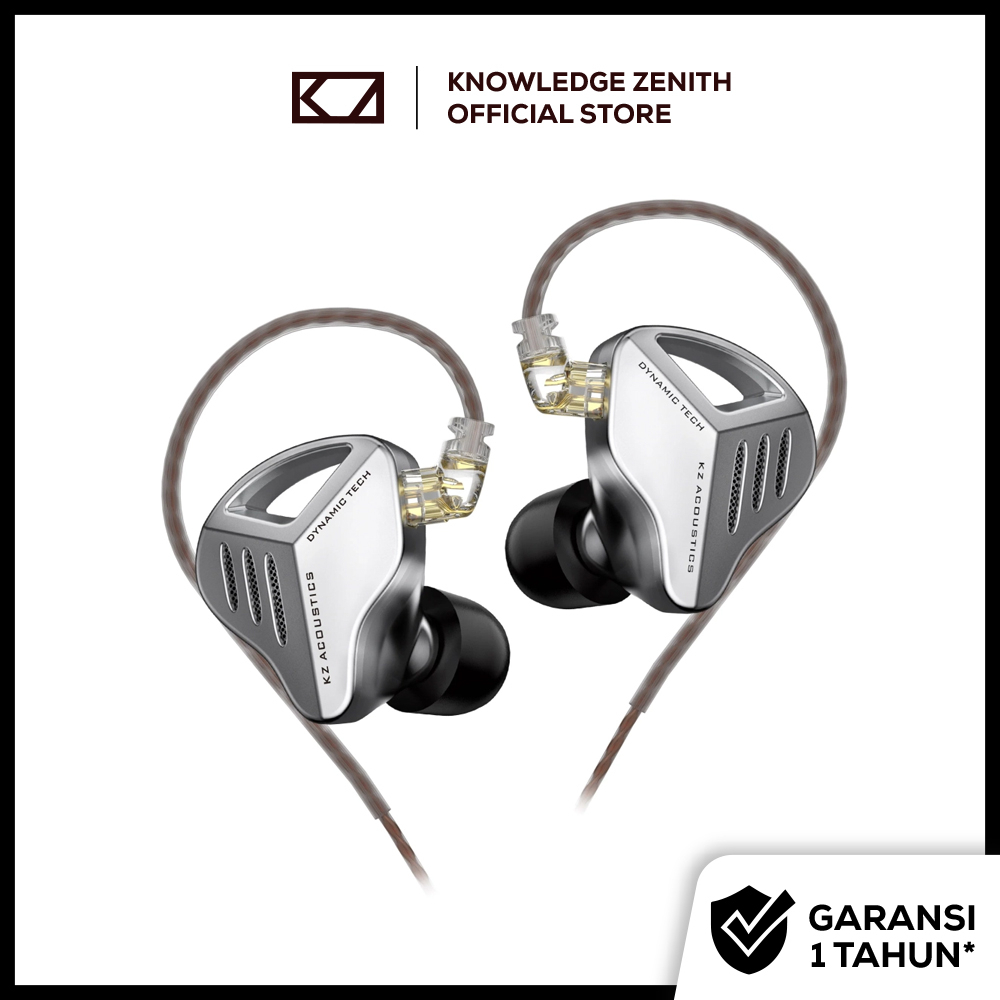 Jual KZ ZVX with Mic Flagship Dynamic Driver Earphone In Ear Monitor ...