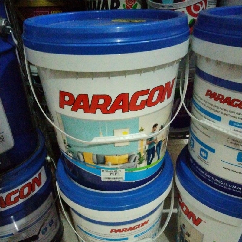 Jual Cat paragon 1 pail 20 kg putih ready stok. instan surabaya ...