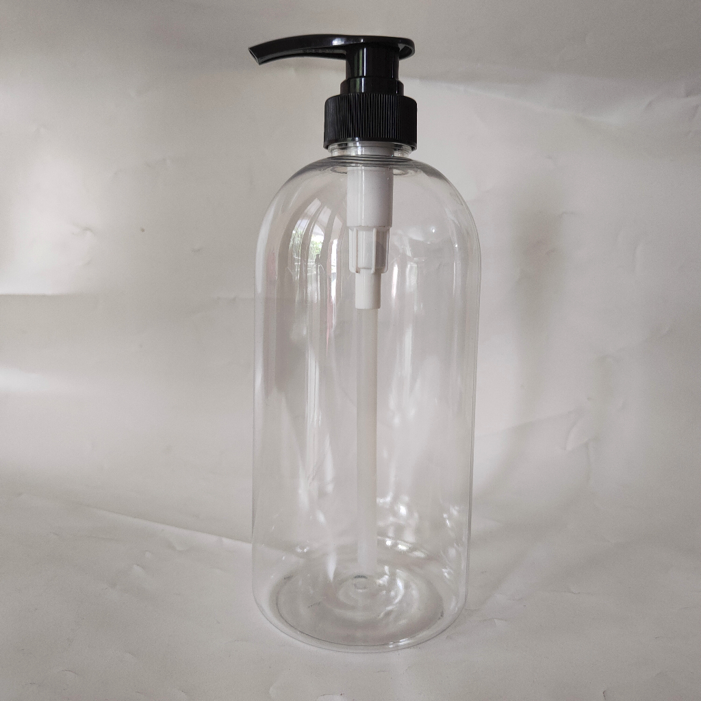 Jual BOTOL 1000ML PUMP BENING NATURAL / BOTOL PUMP 1L CLEAR BENING ...
