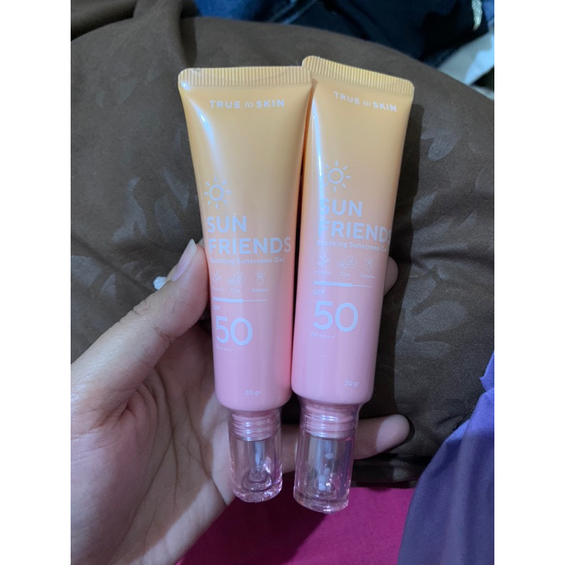 Jual True to Skin Sun Friends Soothing Sunscreen Gel 30gr (full size ...