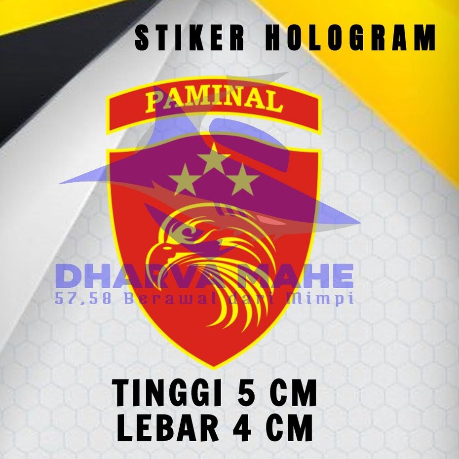 Jual Stiker Paminal, Stiker Polisi, Subbid paminal, Biro Paminal ...