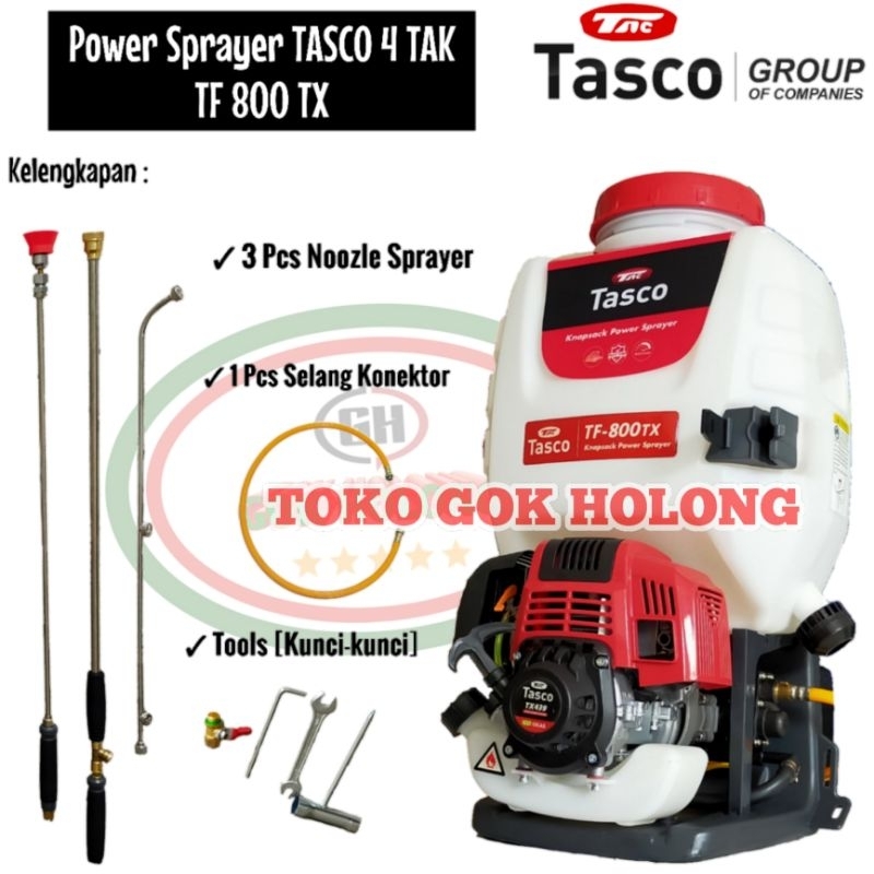 Jual Sprayer Tasco TF 800 TX 4 Tak| Mesin Penyemprotan|Pertanian | Shopee Indonesia