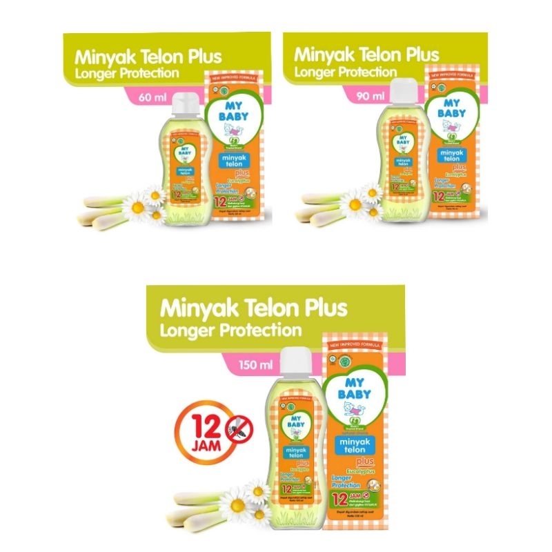 Jual My Baby Telon Plus Longer Protection 12 Jam 60ml/90ml/150ml ...