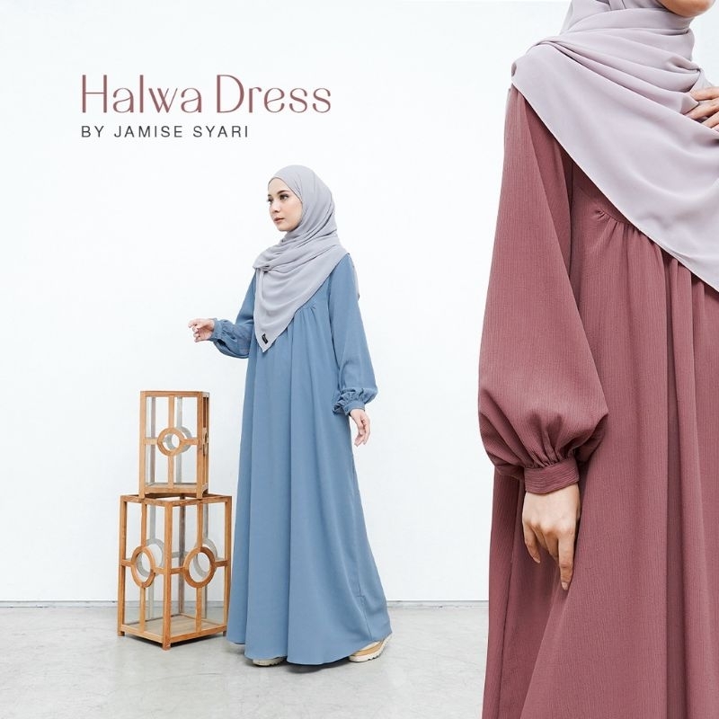 Jual Jamise - Halwa Dress | Jamise Syari - Faezia Official Shop | Baju ...