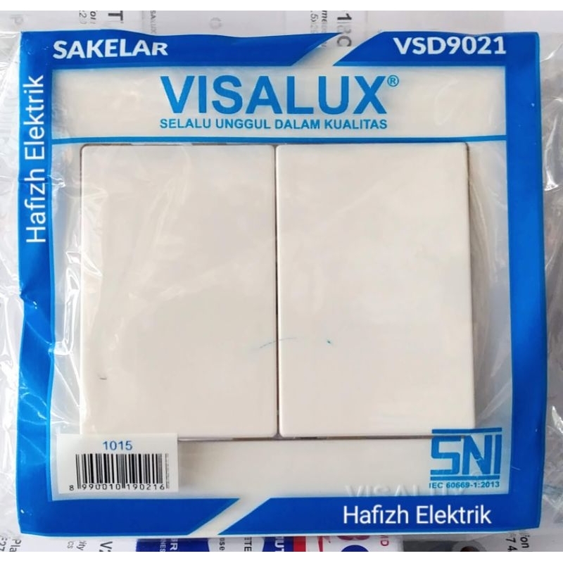 Jual Saklar Seri Visalux Decor Series VSD-9021 | Saklar Dua Tombol ...