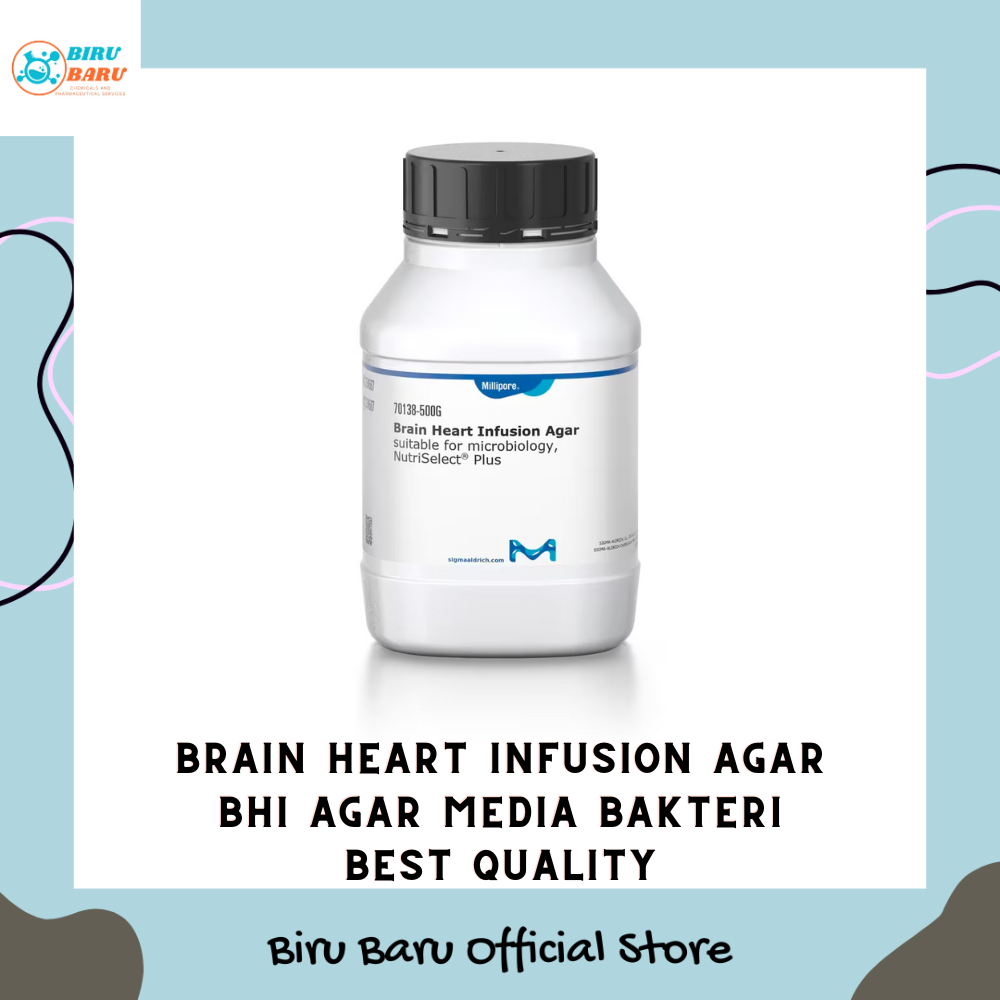 Jual BHI ( BRAIN HEART INFUSION ) AGAR MERCK PER 10 GRAM MEDIA BAKTERI MIKROBIOLOGI BEST QUALITY ...