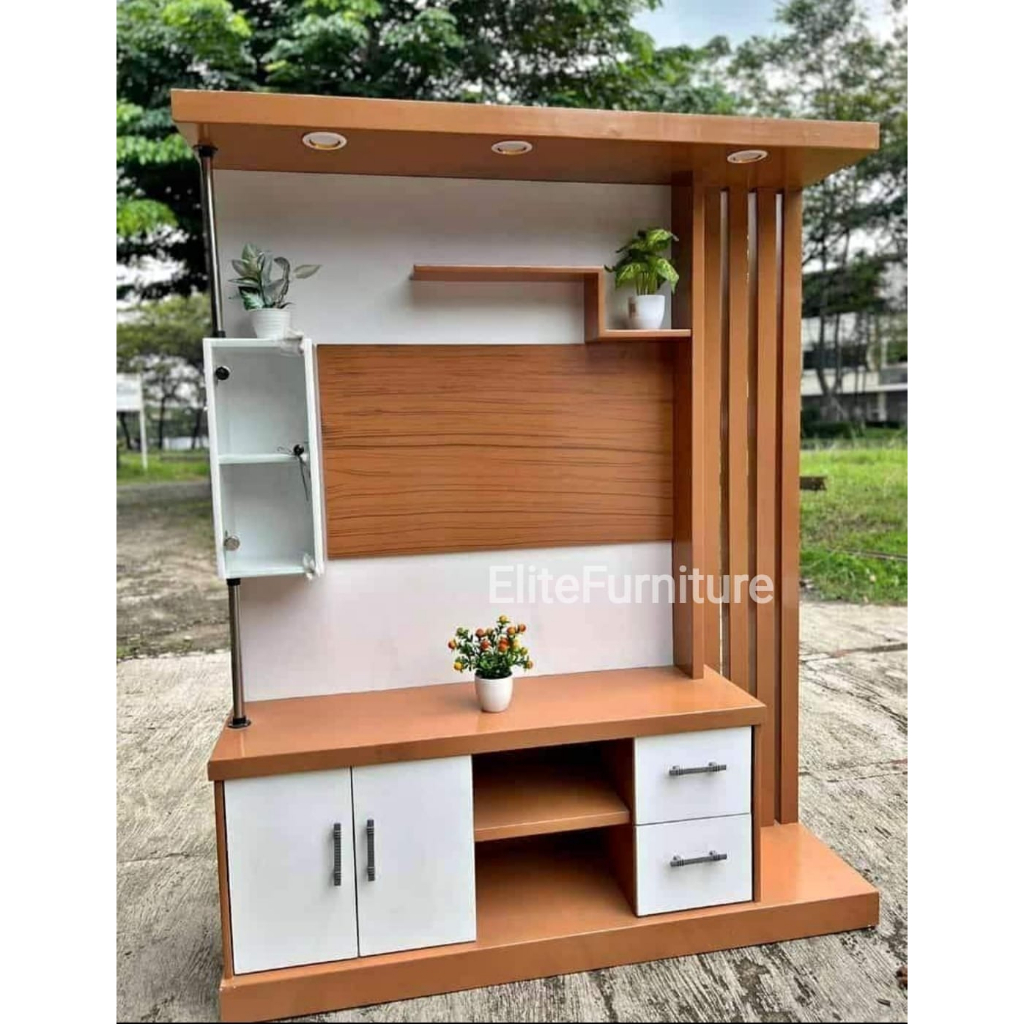 Jual Partisi Bufet Pajangan TV 32in Lampu 3 , Buet TV Minimalis , Bufet ...