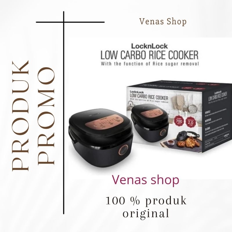 Jual Rice Cooker Lock N Lock Original Low carbo minus Dos | Shopee ...