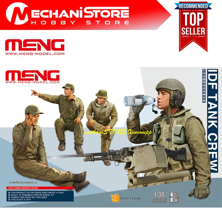 Jual MENG 1/35 IDF Tank Crew - Modelkit Mokit Military | Shopee Indonesia