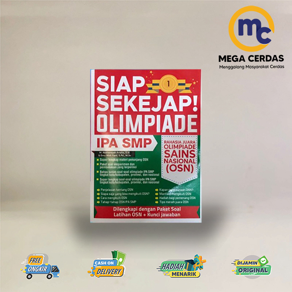 Jual BUKU SIAP SEKEJAP! OLIMPIADE IPA SMP RAHASIA JUARA OLIMPIADE SAINS NASIONAL (OSN) | Shopee ...