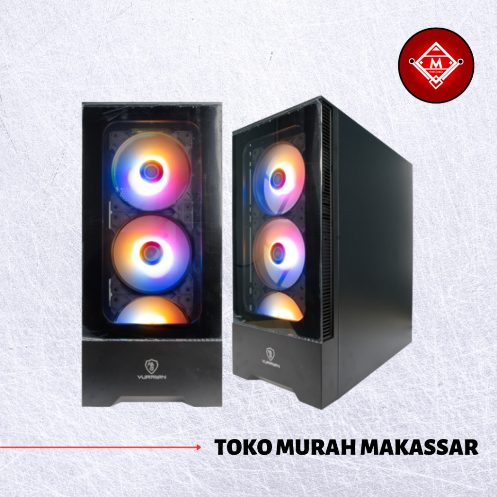 Jual CASING VURRION VIRTUE VR-37 BLACK 3 FAN / CASE12-VUR | Shopee ...