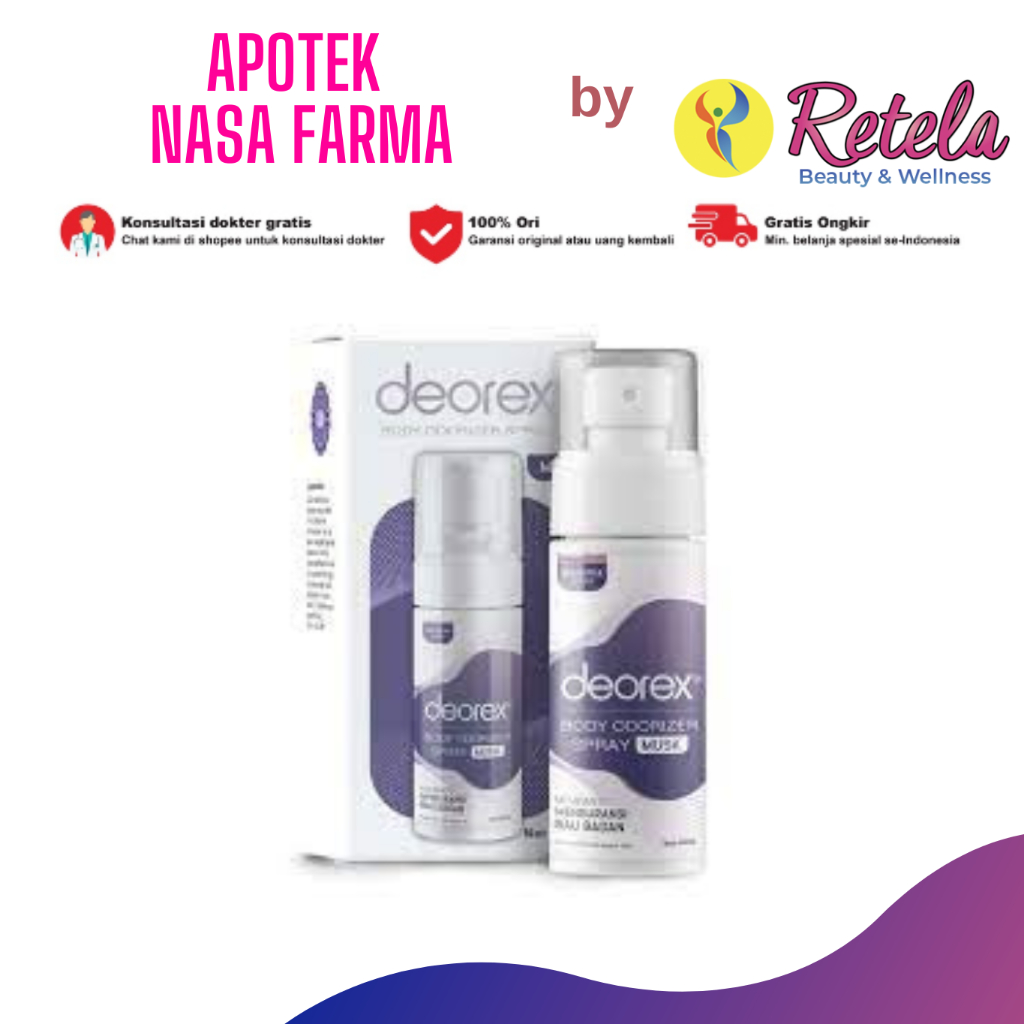 Jual Deorex Body Odorizer Spray 60ml (N)/ Deodorant | Shopee Indonesia