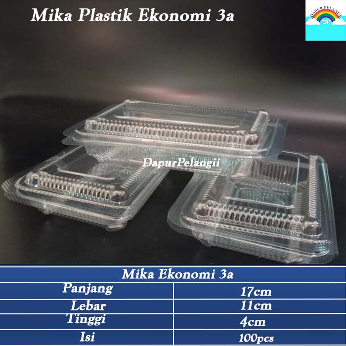 Jual Mika Plastik/Mika Makanan/Mika Ekonomi 3a | Shopee Indonesia
