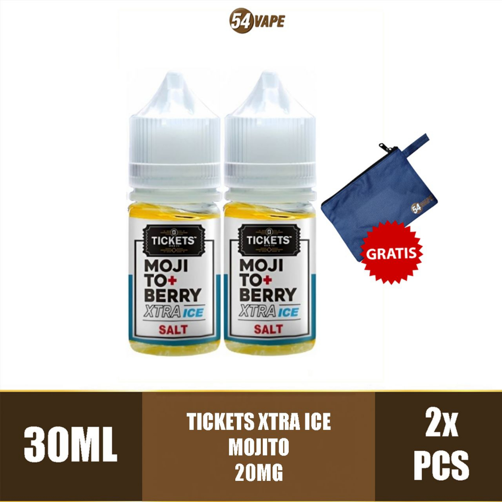 Jual Bundles Tickets Mojito Xtra Ice Salt 30ml (2 PCS) | Shopee Indonesia